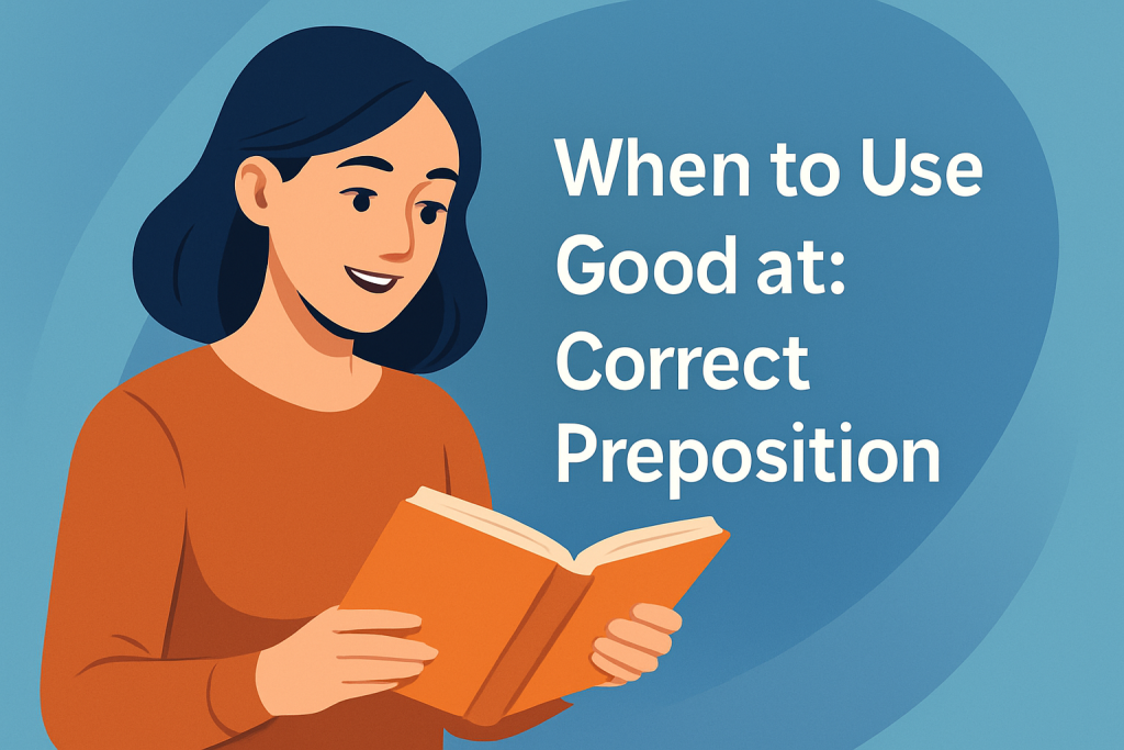 When to Use Good at: Correct Preposition Use (Common ESL Mistakes) – 5 ...