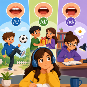 Final -ED Pronunciation: /t/ /d/ /ɪd/ Rules & Practice