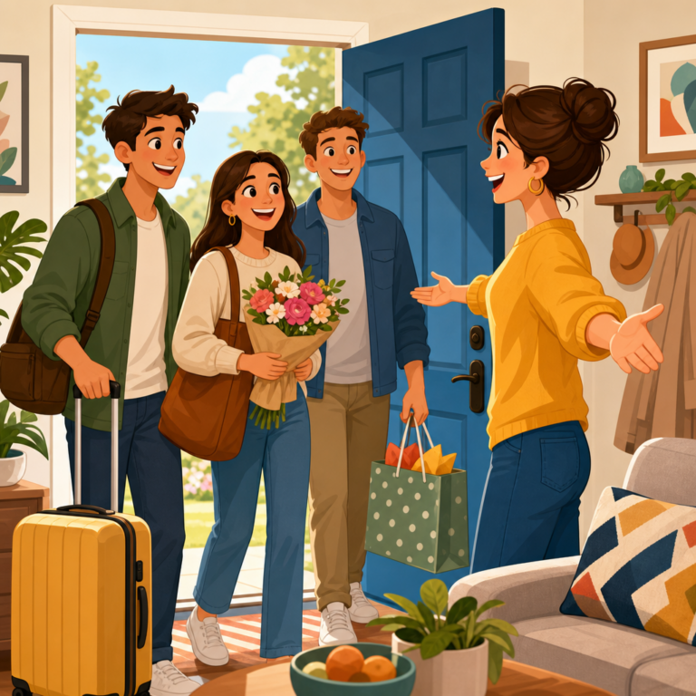 Useful Phrases for Hosting Guests at Home in English